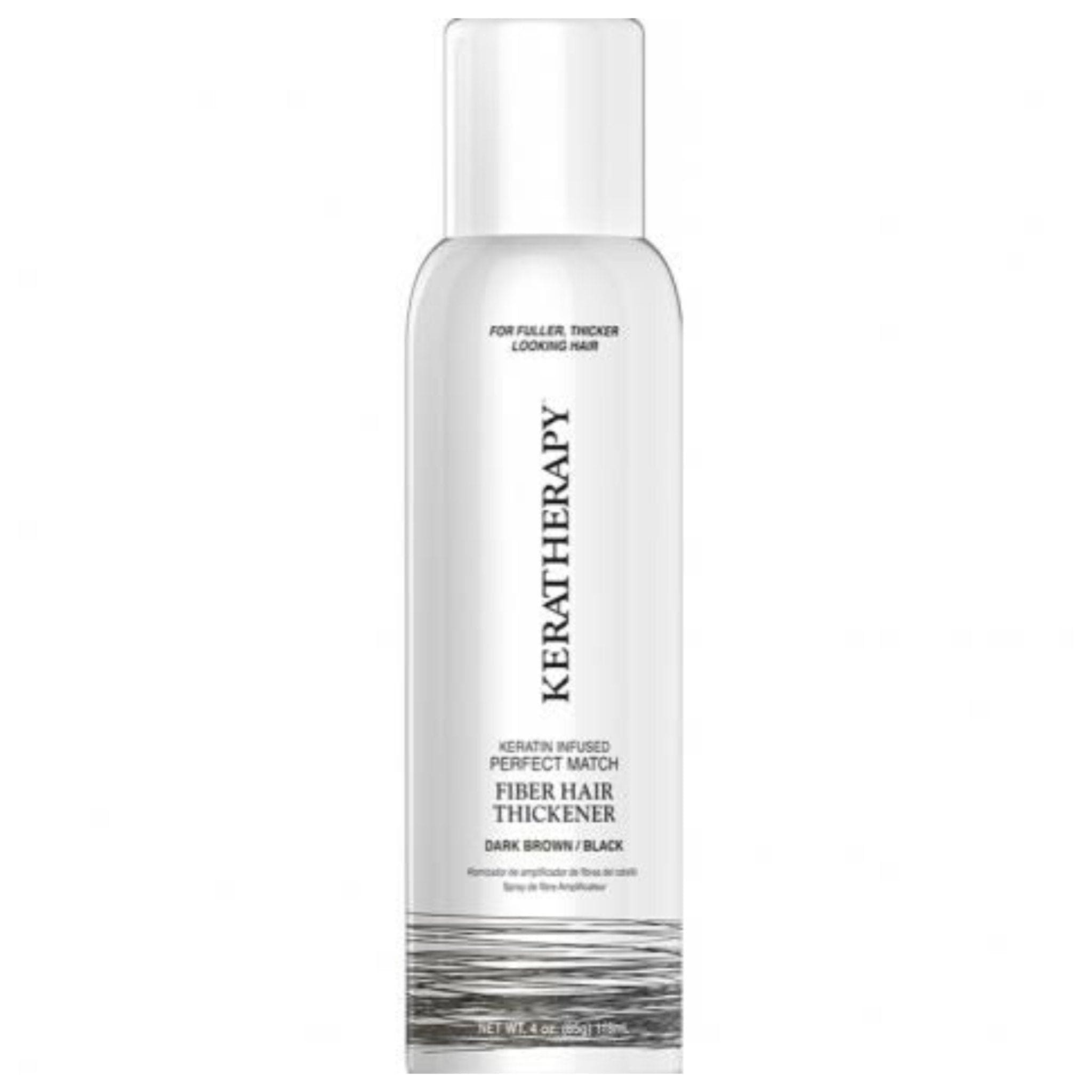 Keratherapy Keratin Infused Fiber Hair Thickener Spray Dark Brown/Blac