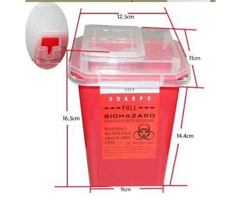 Sharpe Container Small Razor Disposal Case